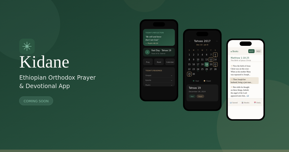 Kidane - Ethiopian Orthodox Prayer & Devotional App